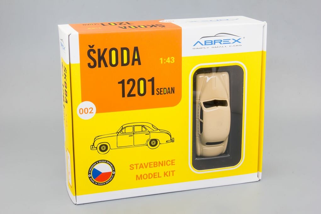 Масштабная модель Skoda 1201 (1956) - Taxi Yellow - Model Kit