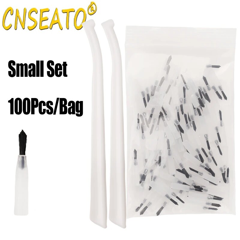 Одноразовые композитные кисти CNSEATO для стоматологии S Kit Handle Brush