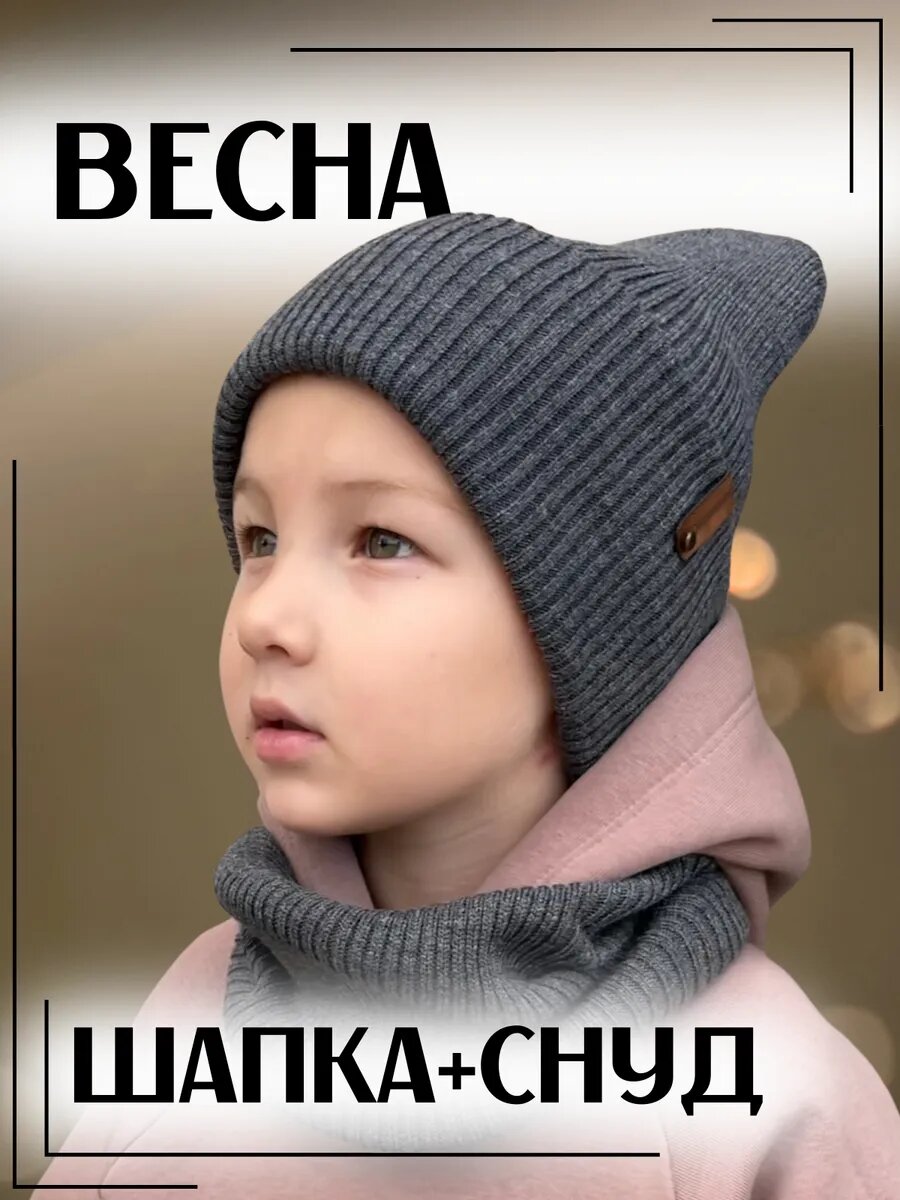 Шапка Осень-Зима 2026 для мальчиков