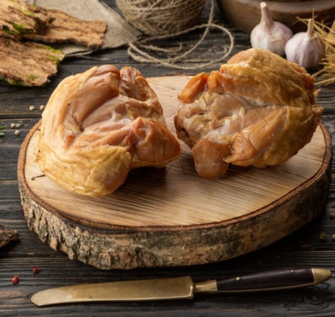Гузки индейки копченые 3,2кг.(+/- 100г.)