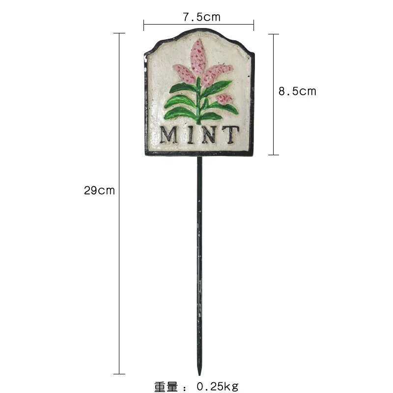 Маркеры для растений из нержавеющей стали MINT