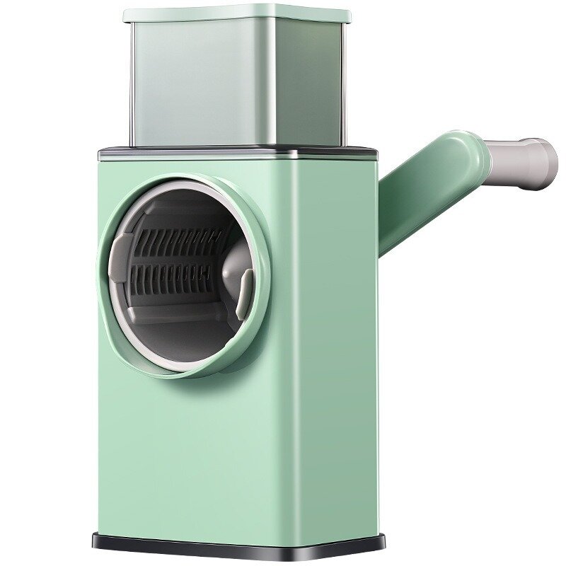 Кухонный измельчитель, нарезатель, слайсер, мандолина, ручной терка, крупная ёмкость, фруктовая ротационная терка, толкушка, штурмовой барабан, овощерезка.