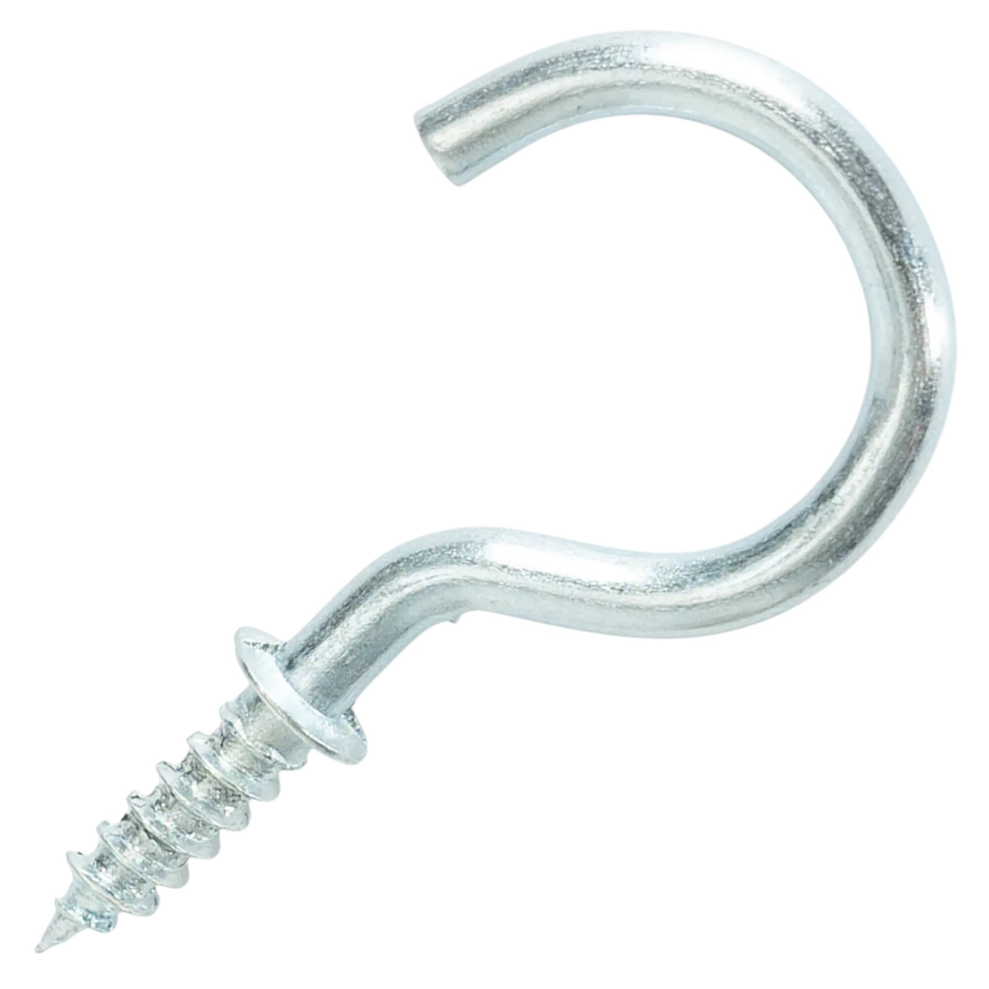 Шуруп-крюк 3x22 мм из стали оцинкованной, крепежный элемент, 10 шт для металла