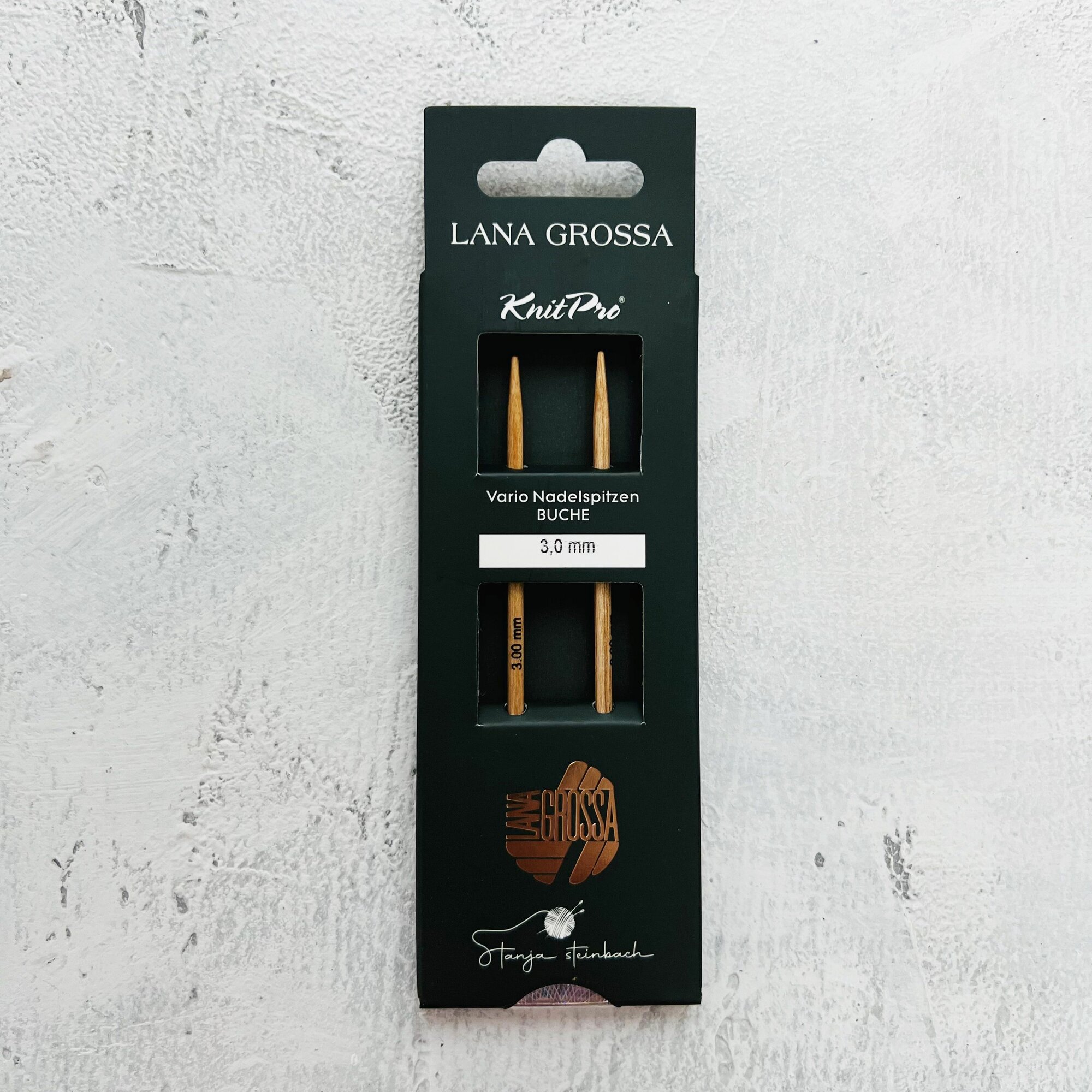 Lana Grossa Съёмные спицы 11,6 см Бук (стандартные) Дерево (4.00 мм)