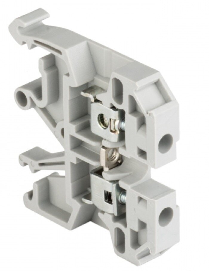 Клемма для проводов EKF / ЕКФ PROxima JXB-2.5/35 колодка, огнестойкий полиамид, 25А, 40.7х6.5мм серая, 1шт. / зажим