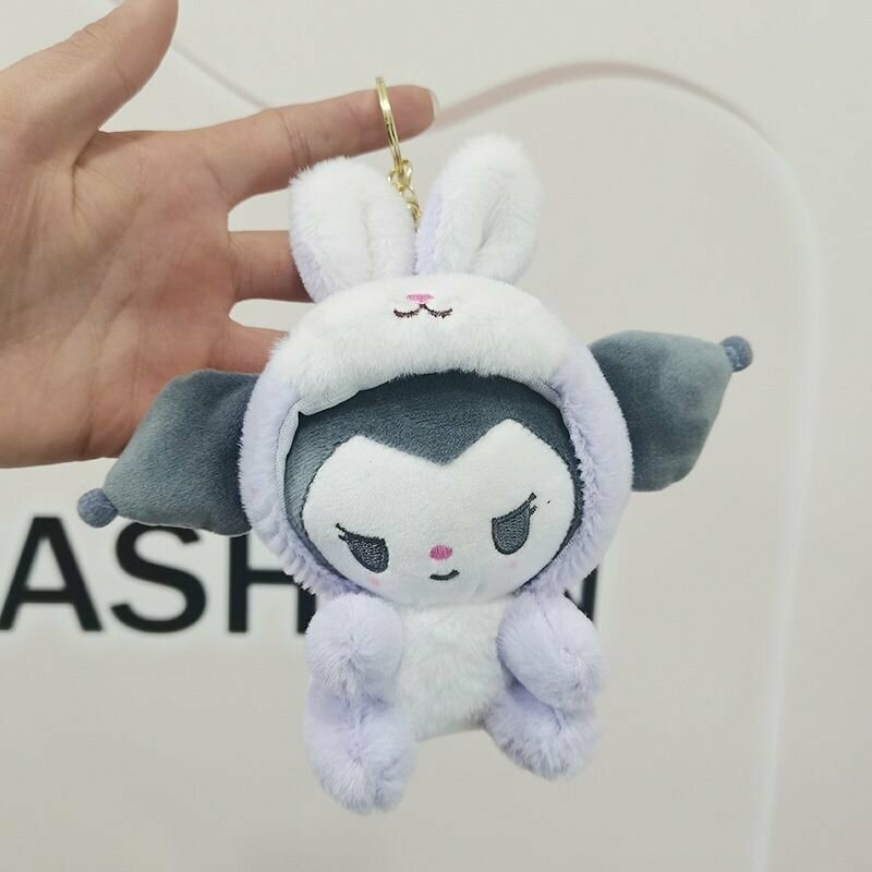 Плюшевая игрушка-брелок Куроми с кроликом Cinnamoroll и подвеска на рюкзак с Май Мелоди и Куроми. Аксессуары для девочек