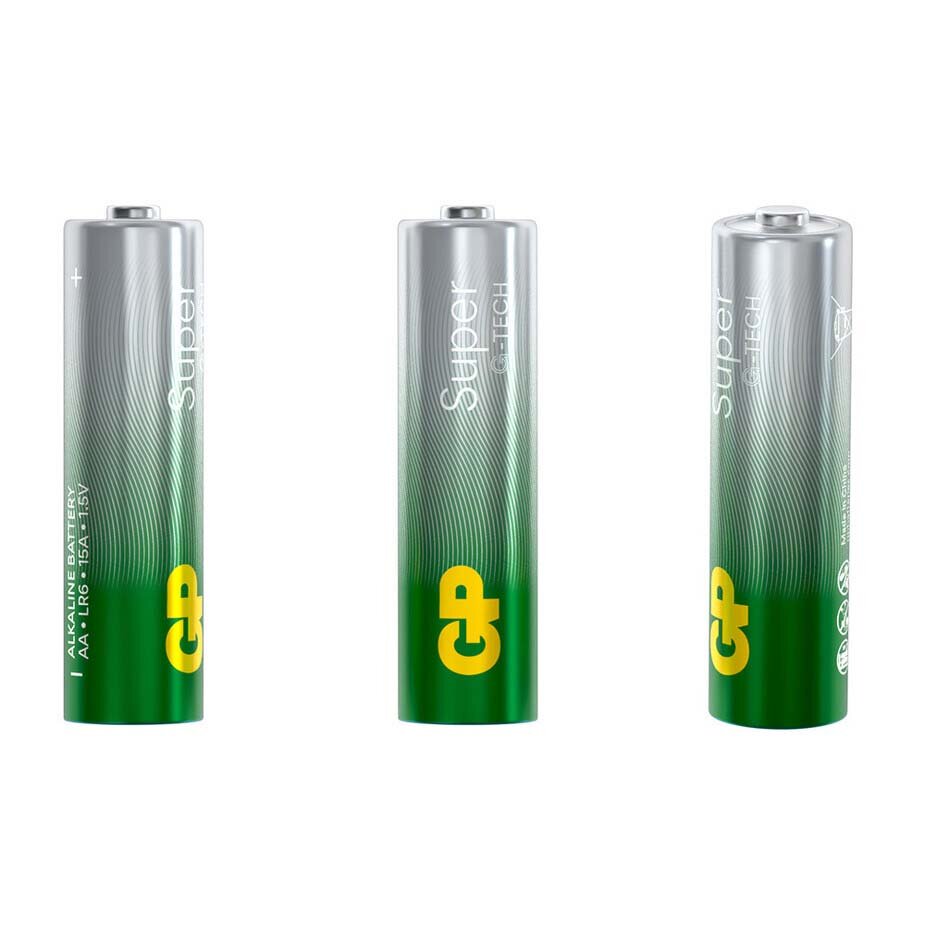 Батарейка GP Batteries Super Алкалин AA пальчиковая LR6 1,5 В (20 шт.) (GP 15AA21-2CRSWC20)
