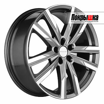 Диски литые Khomen KHW1905 7.5х19/5х108 D63.4 ET46.0, Gray-FP