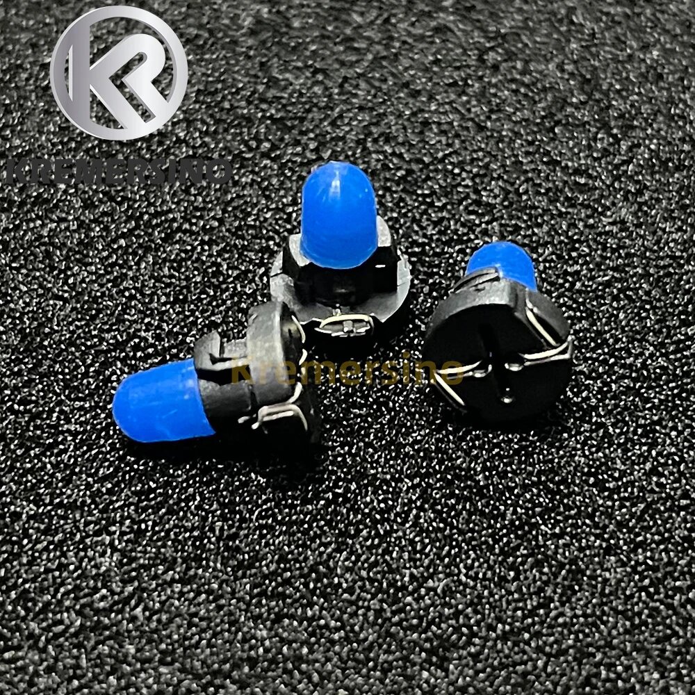 10 шт. T3 лампы для Audi VW приборная панель приборная лампа 12 В 1,2 Вт салон автомобиля светодиодные лампы приборной панели автомобильные аксессуары Blue