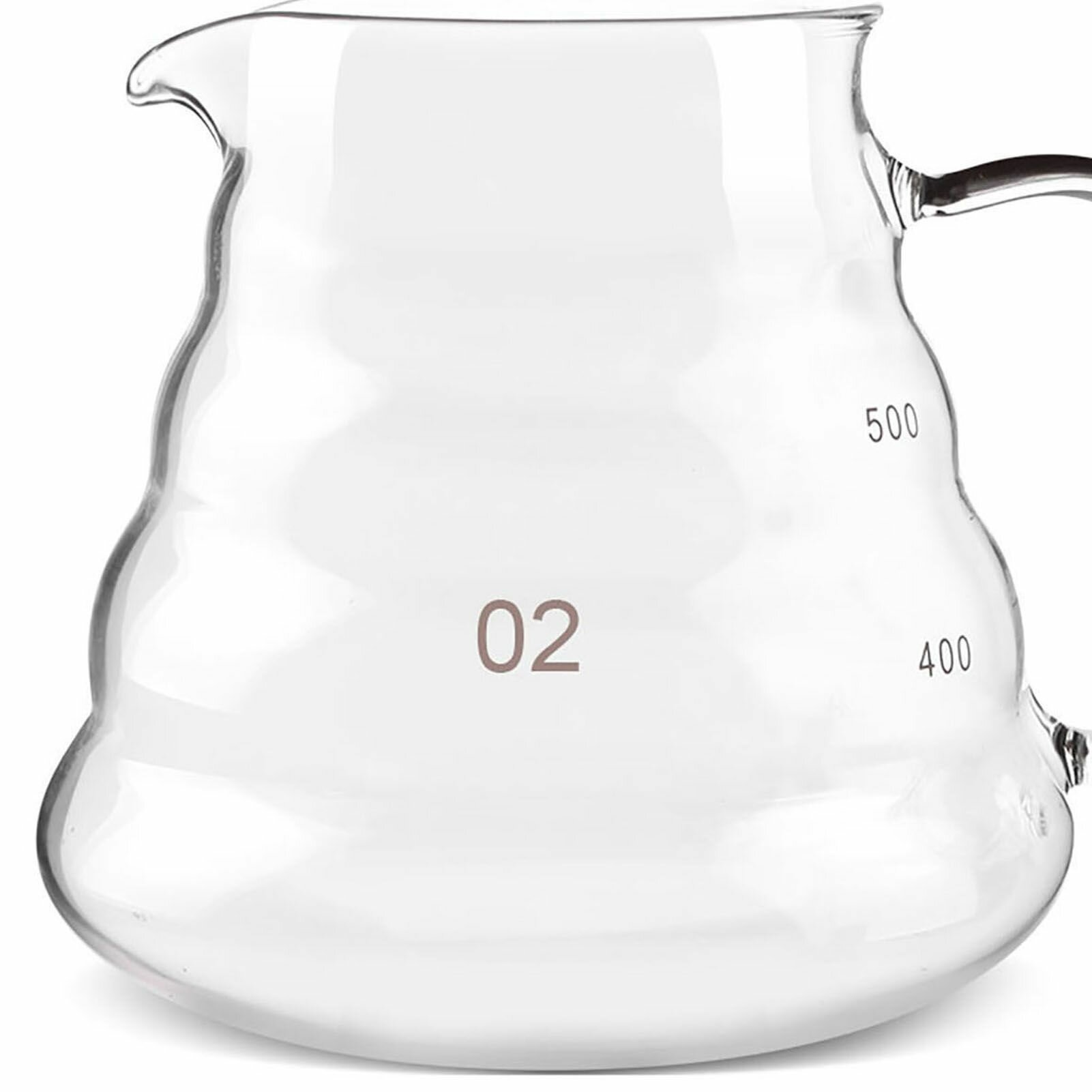 500 мл стеклянный кувшин для кофе и чая, термостойкий, с мерной шкалой, для капельного кофеварения