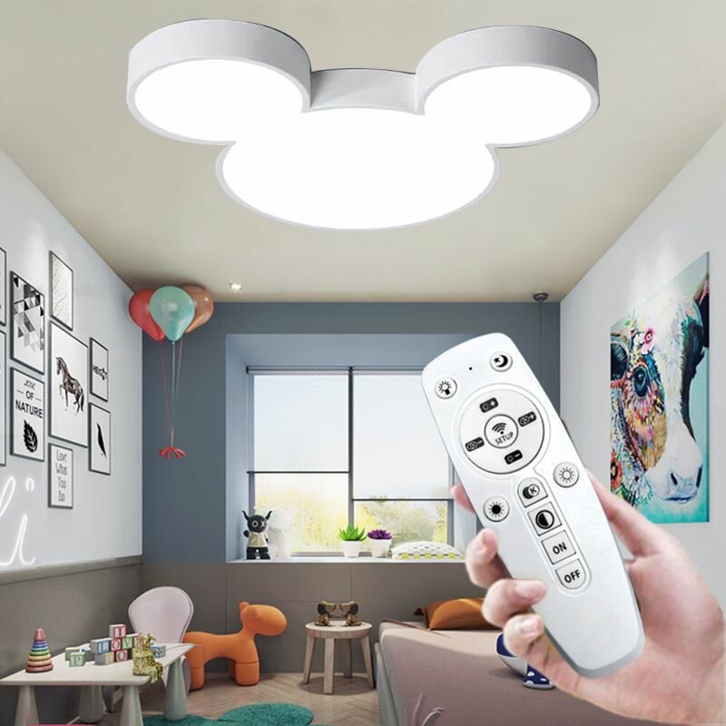 Мультяшный потолочный светильник, трехцветный светильник