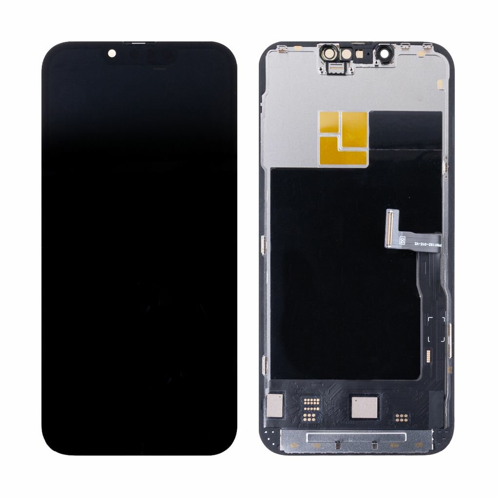 Дисплей для iPhone 13 Pro с тачскрином Черный - (Hard OLED) (площадка под IC)