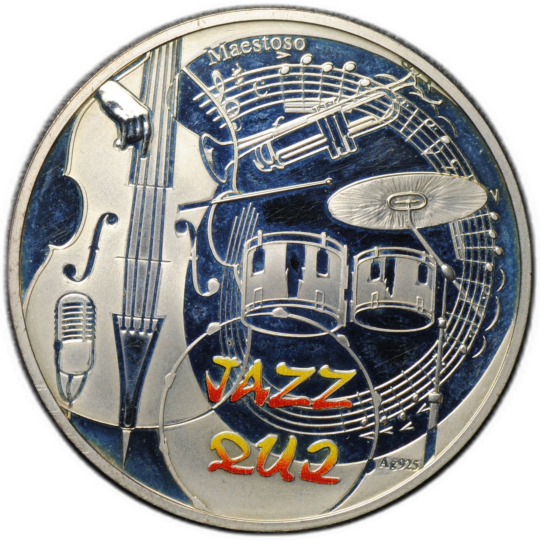 Монета 1000 драмов 2010 Джаз Армения