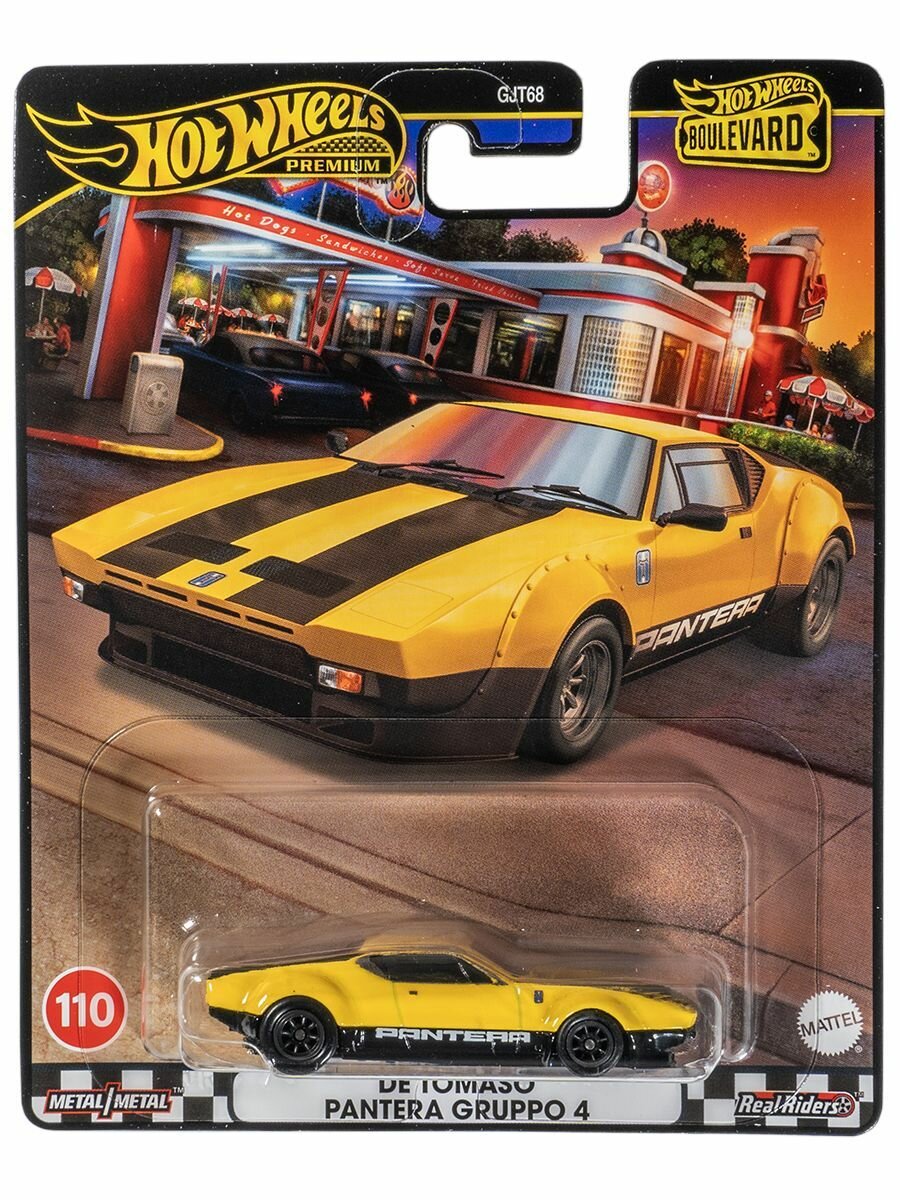 Машинка Hot Wheels Premium De Tomaso Pantera Gruppo 4