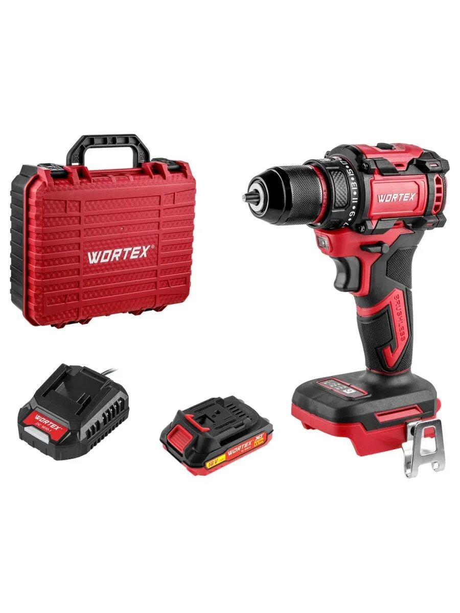 WORTEX Дрель-шуруповерт аккумуляторная BD 2025 DLi 50 Нм 1329835