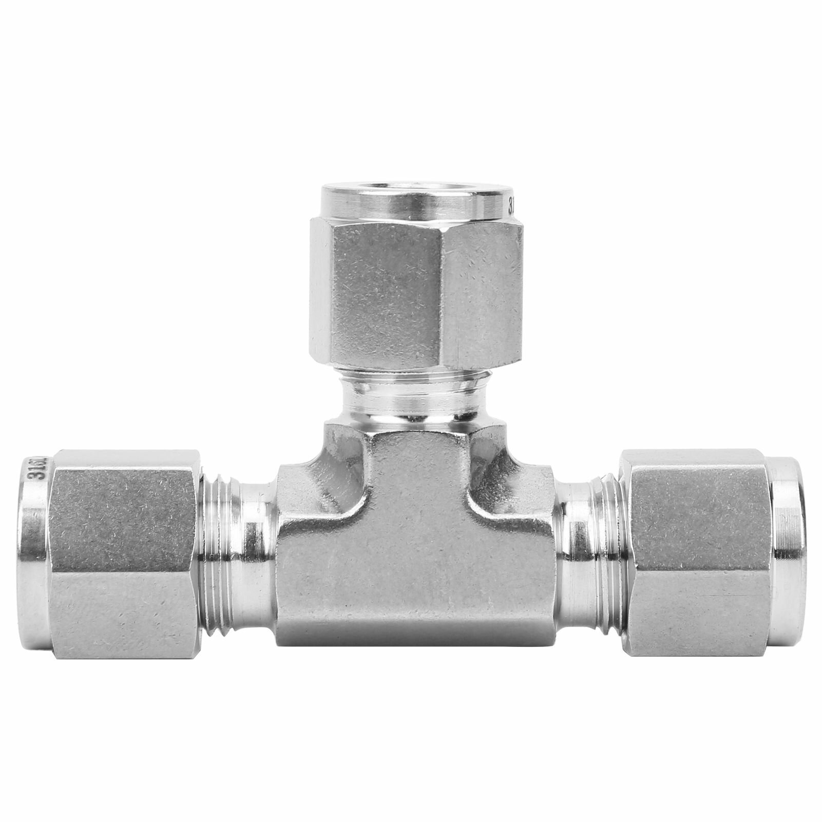 Соединитель с обжимным наконечником Тройник равного диаметра Нержавеющая сталь 316, штамповка SS 600 3Ф3/8