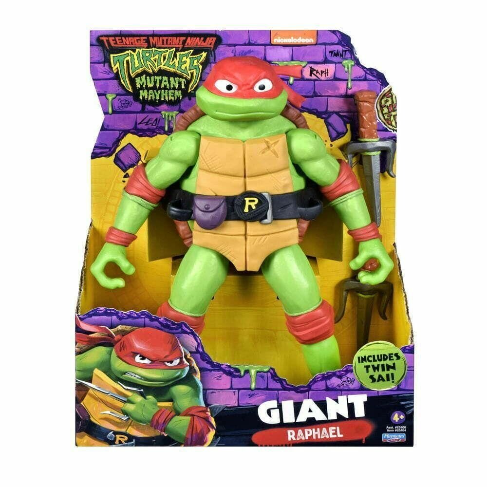 Игровой набор Черепашки-ниндзя, Рафаэль 30см / Turtles Mutant Mayhem - Giant Raphael -enj