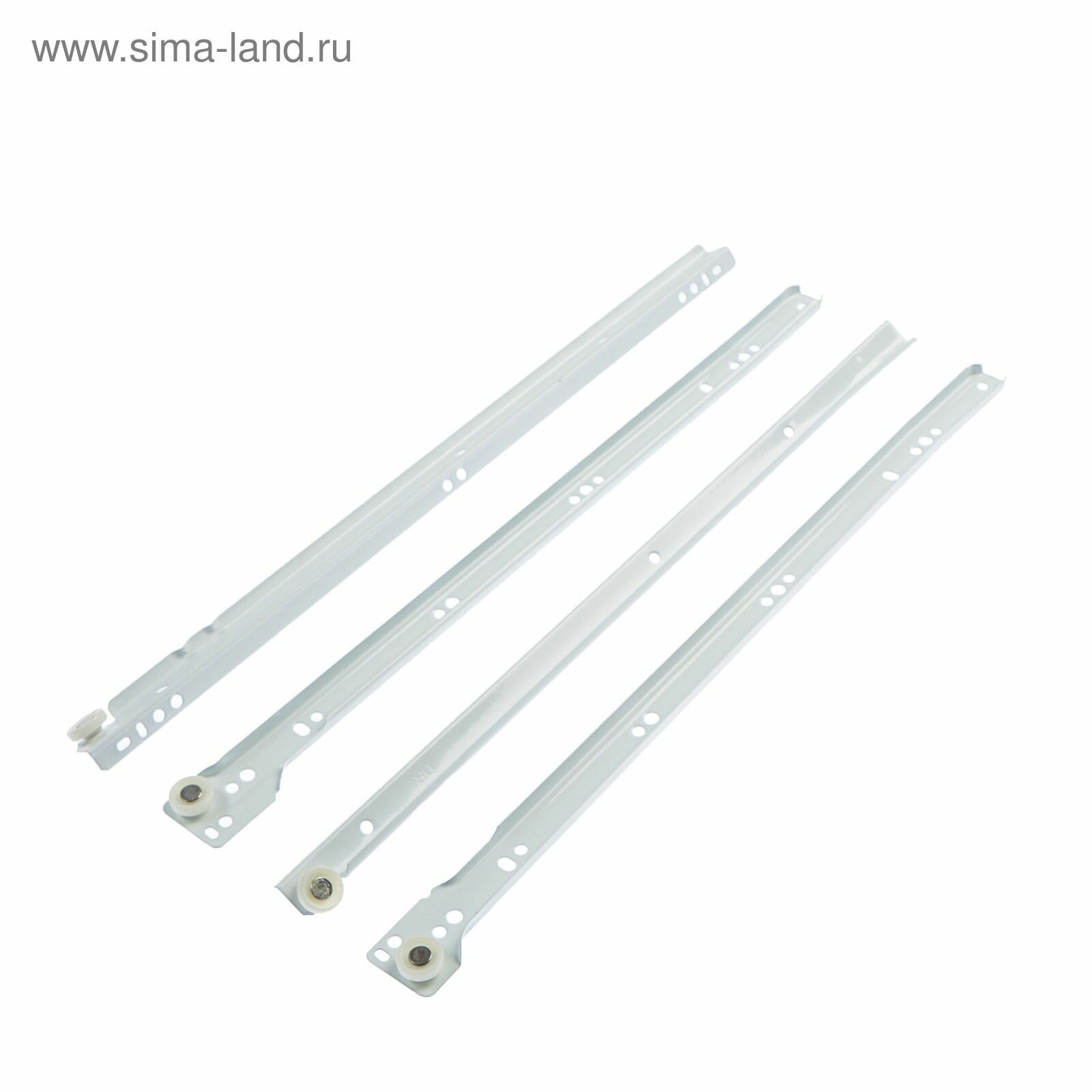 Роликовые направляющие 450 мм, 0.8 мм, 4 уп
