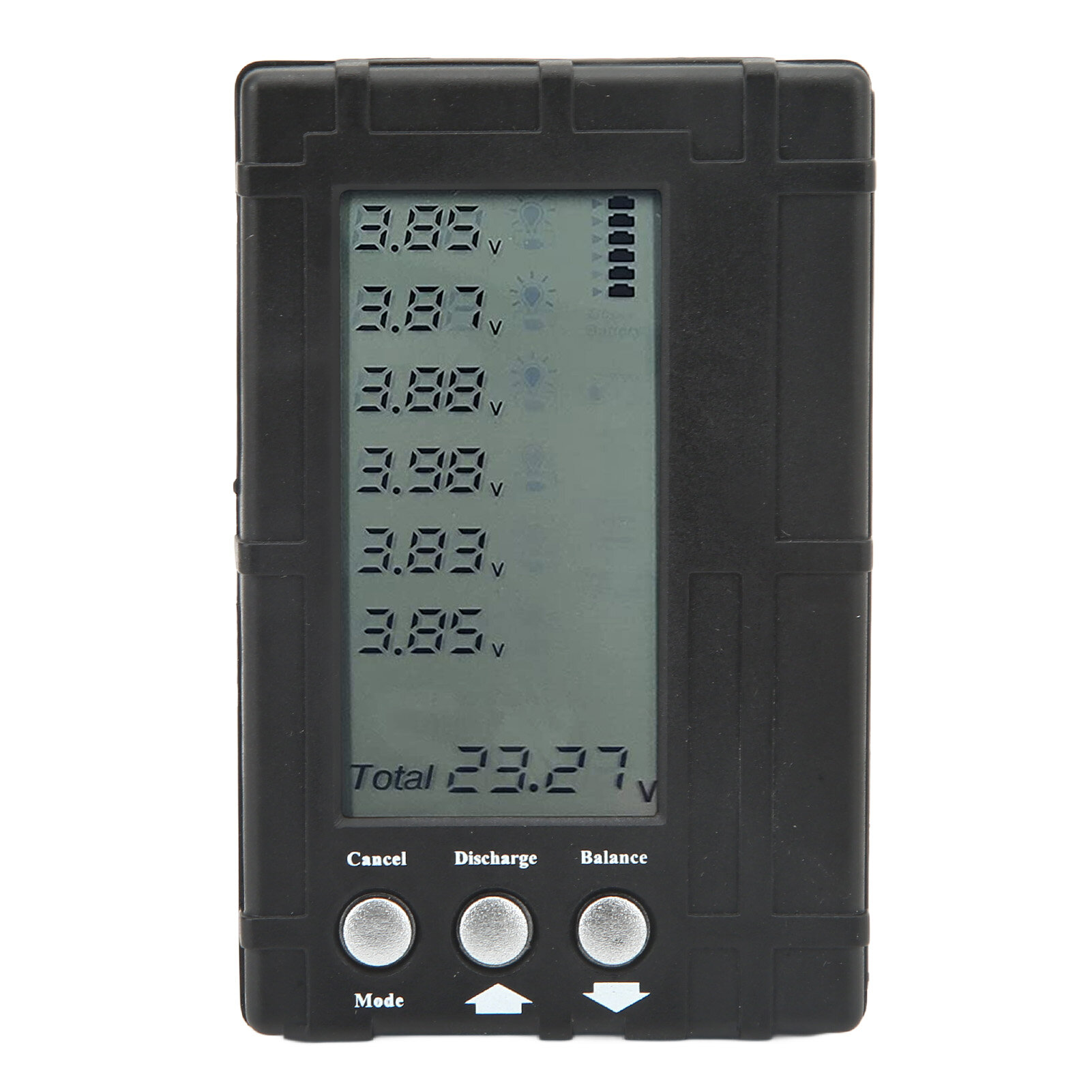 Универсальный прибор 3 в 1 для проверки емкости аккумулятора, балансировки и разрядки, с цифровым ЖК-дисплеем, индикатор заряда батареи для моделей самолетов.