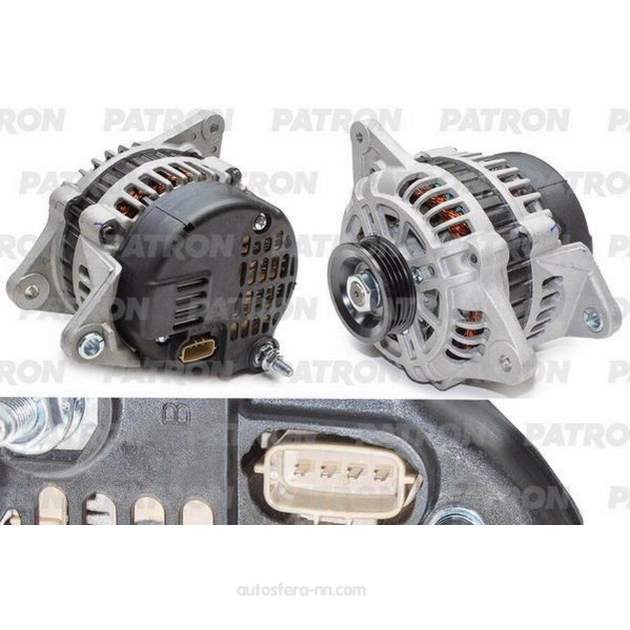 PATRON PALT043 Генератор JA1522IR 14V 100A MITSUBISHI: Carisma 1.8i 97- / Galant VI 2.4GDI 99- \ VOLVO: S40 1.8i 98- \ KIA: Magentis 2.0i 00-