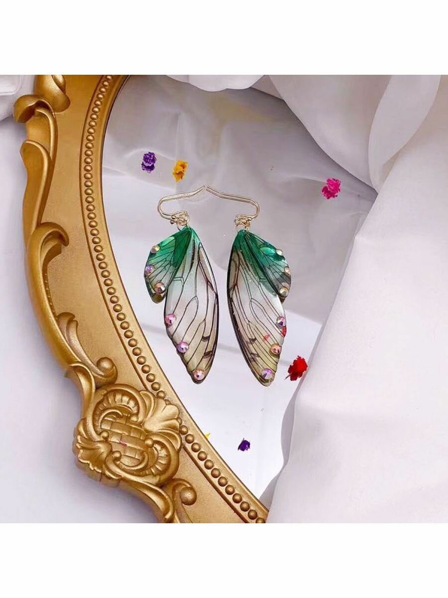 Серьги двусторонние