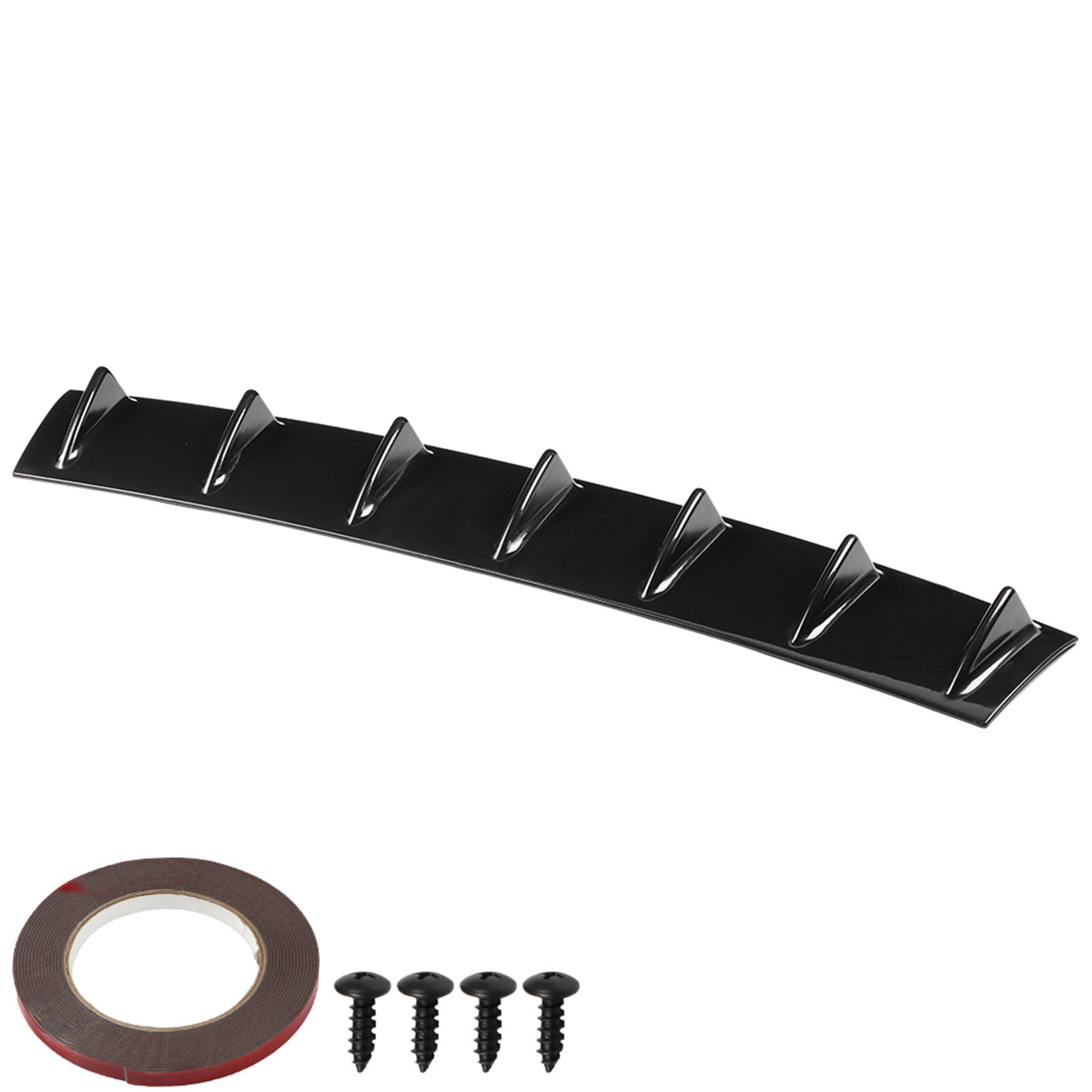 Универсальный автомобильный задний бампер шасси спойлер плавник акулы крыло диффузор (L)