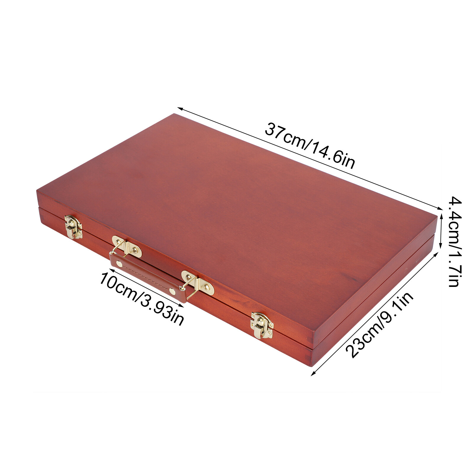 Ретро деревянный ящик для хранения инструментов для рисования, портативный чехол для рисования маслом, аксессуар