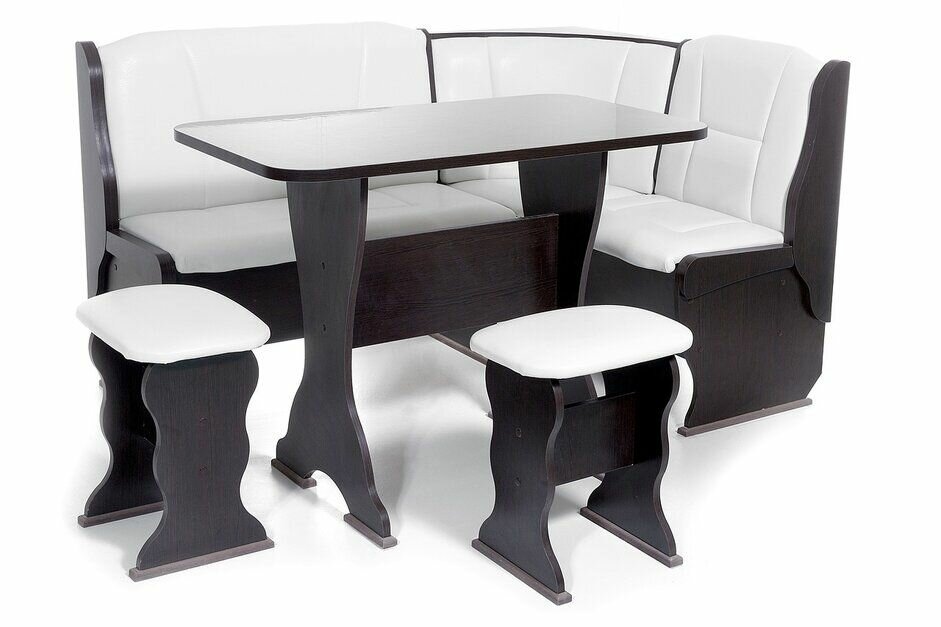 Кухонный уголок Betel орхидея Однотон Венге/Борнео милк Размеры: Высота 880мм Глубина 1100мм Ширина 1500мм