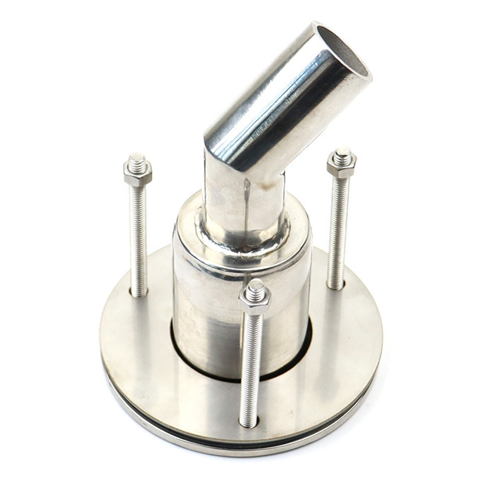 Сквозные выхлопные отверстия в корпусе из нержавеющей стали, морские выхлопные фитинги для портовых соединений на жилых автофургонах, лодках и дизельных обогревателях. Легко устанавливаются - колено, диаметр гнезда 22 мм / 0,87 дюйма.