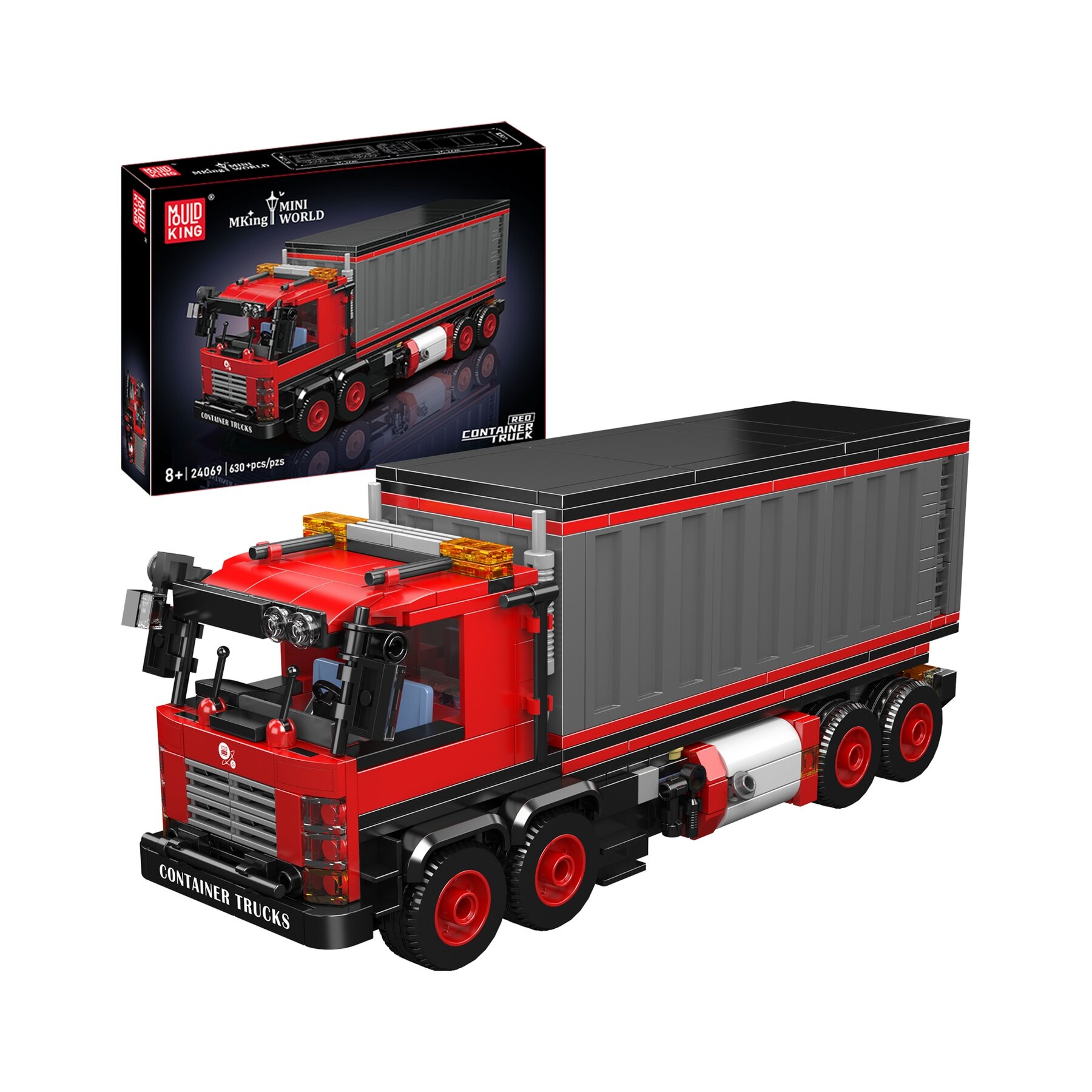Mould King 24069 Тяжёлый контейнеровоз MMJYSLIM