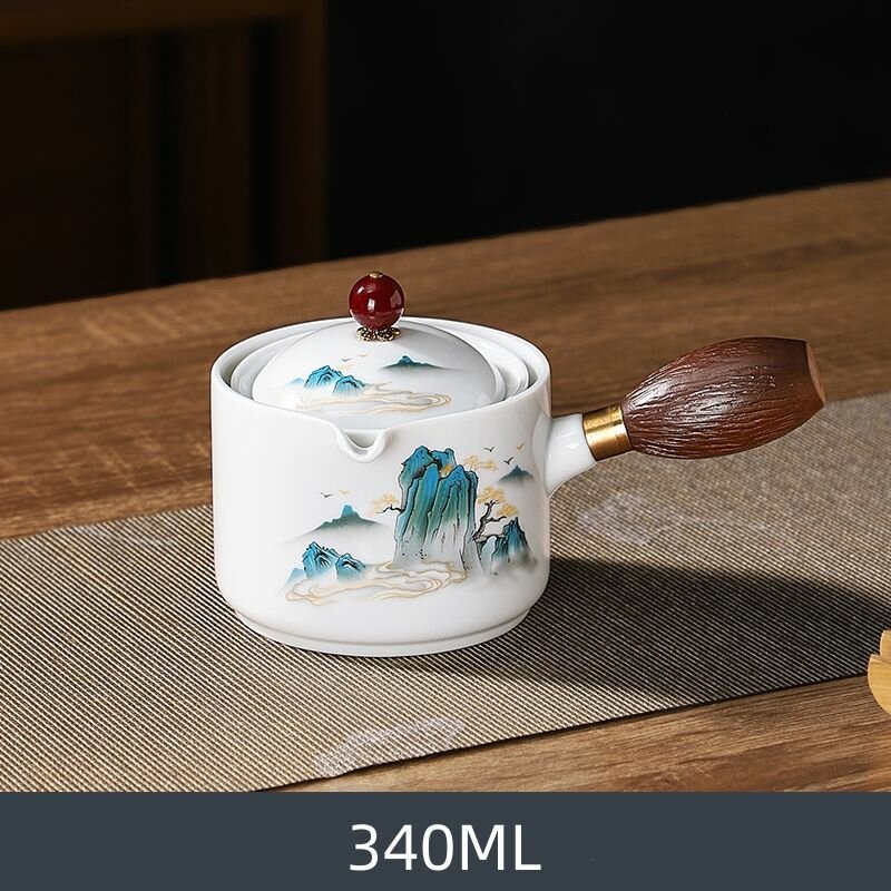 Чайный сервиз "Ленивый кунг-фу", автоматический прибор для приготовления чая на 360 градусов, креативная чайная чашка