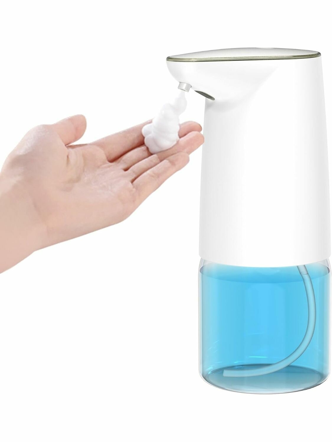 Автоматическая индукционная пенная ручная стиральная машина, бытовой перезаряжаемый сенсорный электрический дозатор мыла с барботером для моющих средств