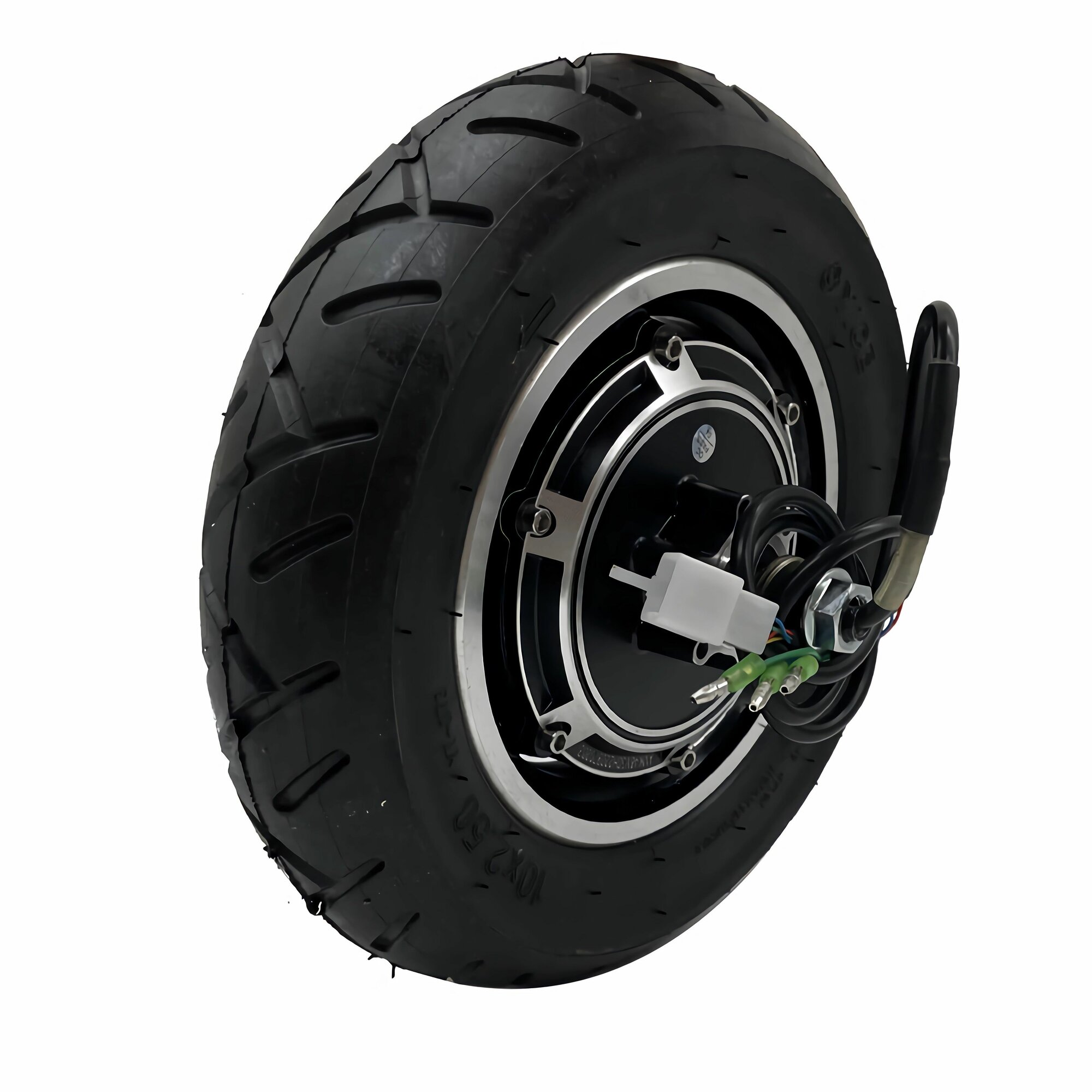 Мотор-колесо, для самоката, 10", внутренний и внешний диаметр 10х2,5, дисковый тормоз