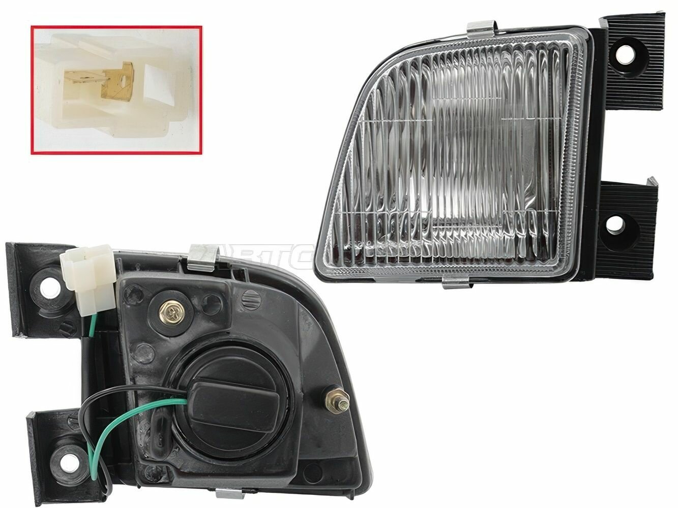 Фара противотуманная левая для Тойота Карина, Корона, Хайас арт ST2122010L SAT