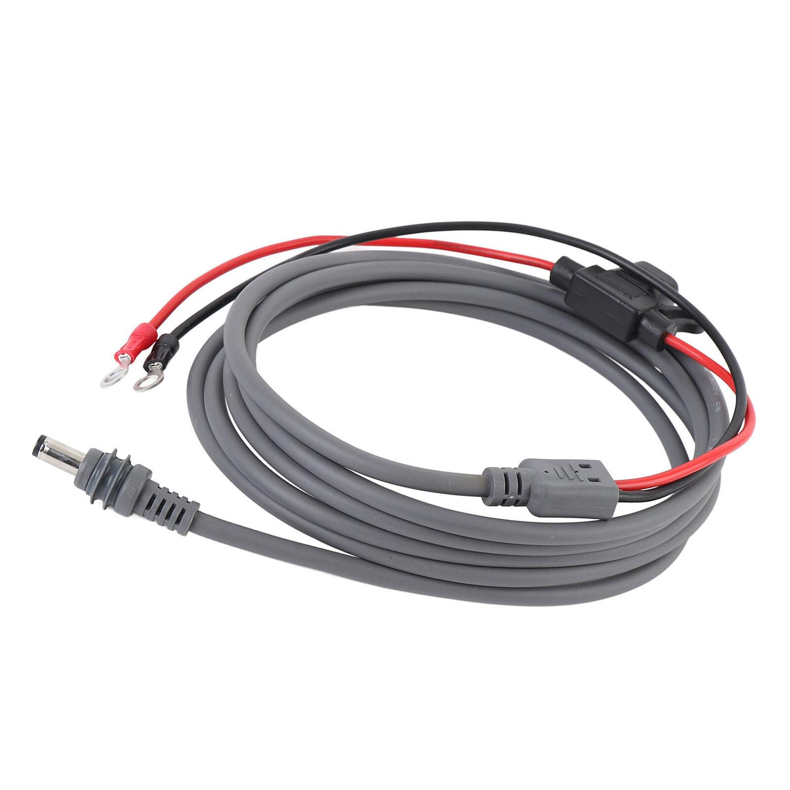Кабель питания спутниковый прямоугольный 18awg с круговым наконечником и блоком предохранителя 30а 5 метров для mini 4 поколения