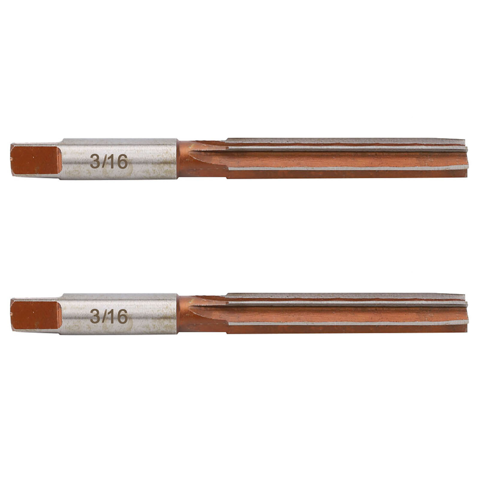 Ручная коническая развертка американского типа с прямым хвостовиком 3/16