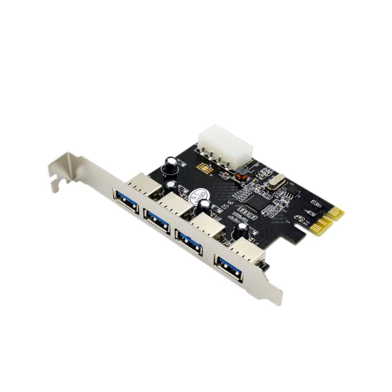 Плата расширения PCI-E - 4хUSB 3.0, чип VL805-Q6
