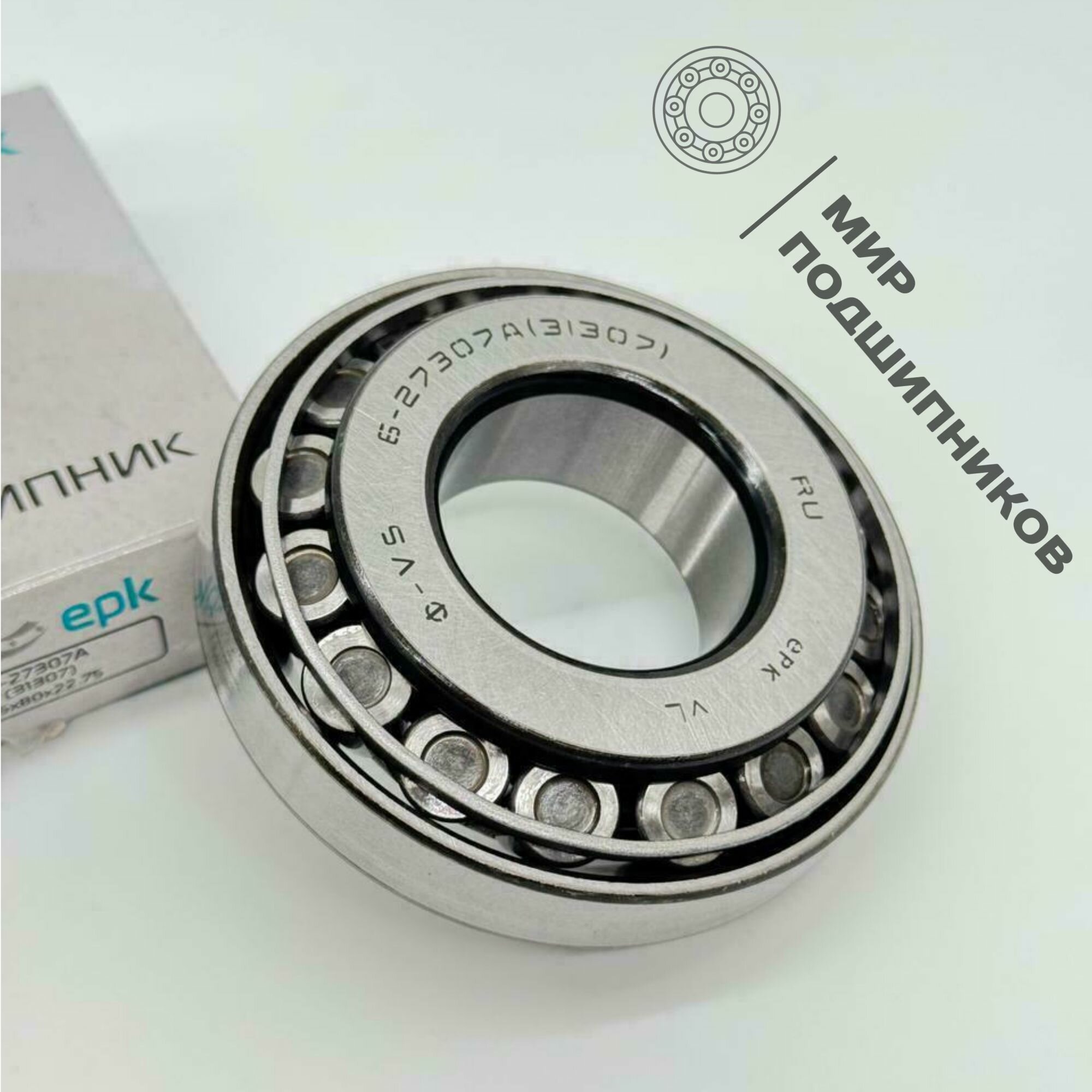 Подшипник роликовый 6-27307А 31307 (35х80х22.75) ГАЗ-3301, ГАЗ-66 ("Шишига"), САЗ-3502/3507 Поворотные кулаки и шкворни