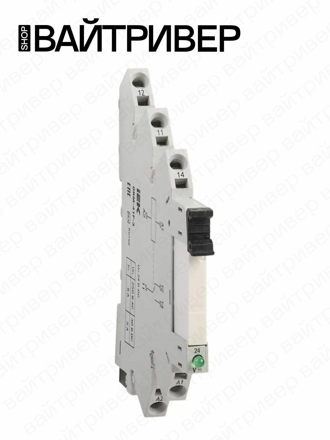 Реле интерфейсное ORM 3 1NO+1NC 24В DC IEK. ORM-41F-3