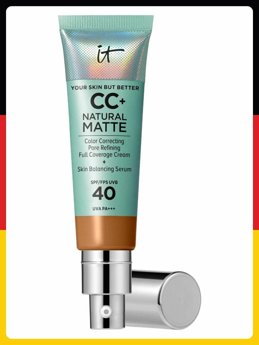 CC-средство IT Cosmetics CC+ Natural Matte Foundation Rich Honey