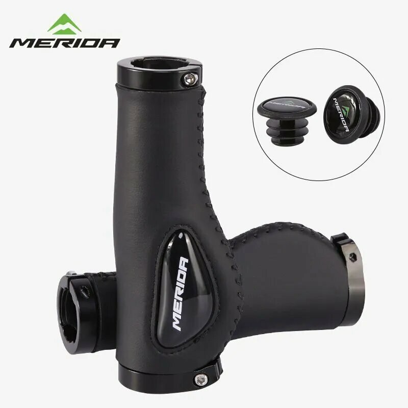 MERIDA Грипсы для велосипеда, велосипедные ручки, аксессуары для самоката, электросамоката, 2 штуки