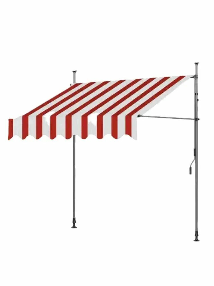 Маркиза локтевая, выдвижной навес для террас и балконов, 2/2,5/3/3,5/4x1,2 м (ширина x выдвижение)