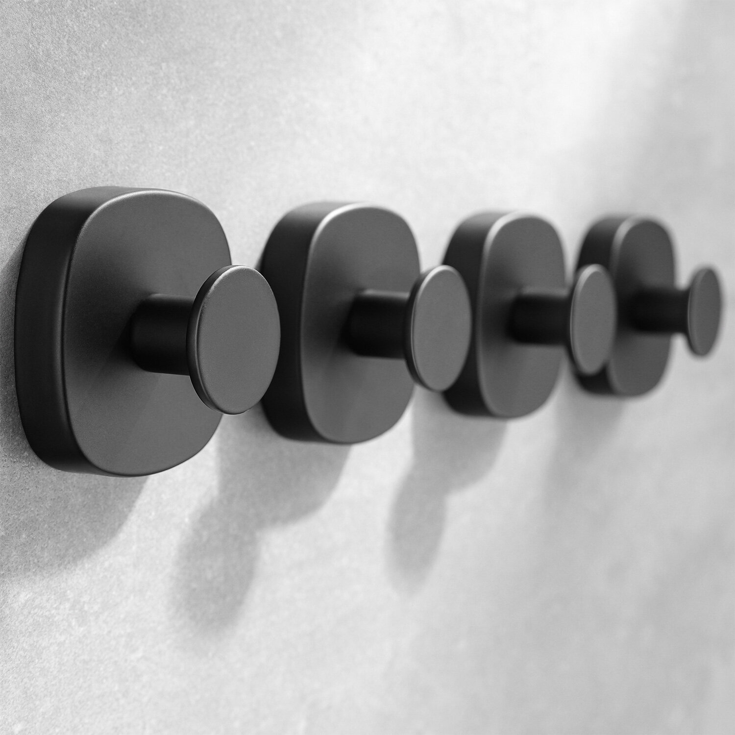 Крючки настенные вакуумные, нержавеющая сталь, крепление на присоски