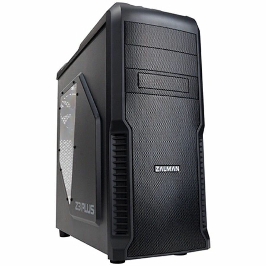 Компьютерный корпус Zalman Z3 Plus (Z3 PLUS BLACK) черный - Midi Tower, ATX, Micro-ATX, USB 2.0 Type-A
