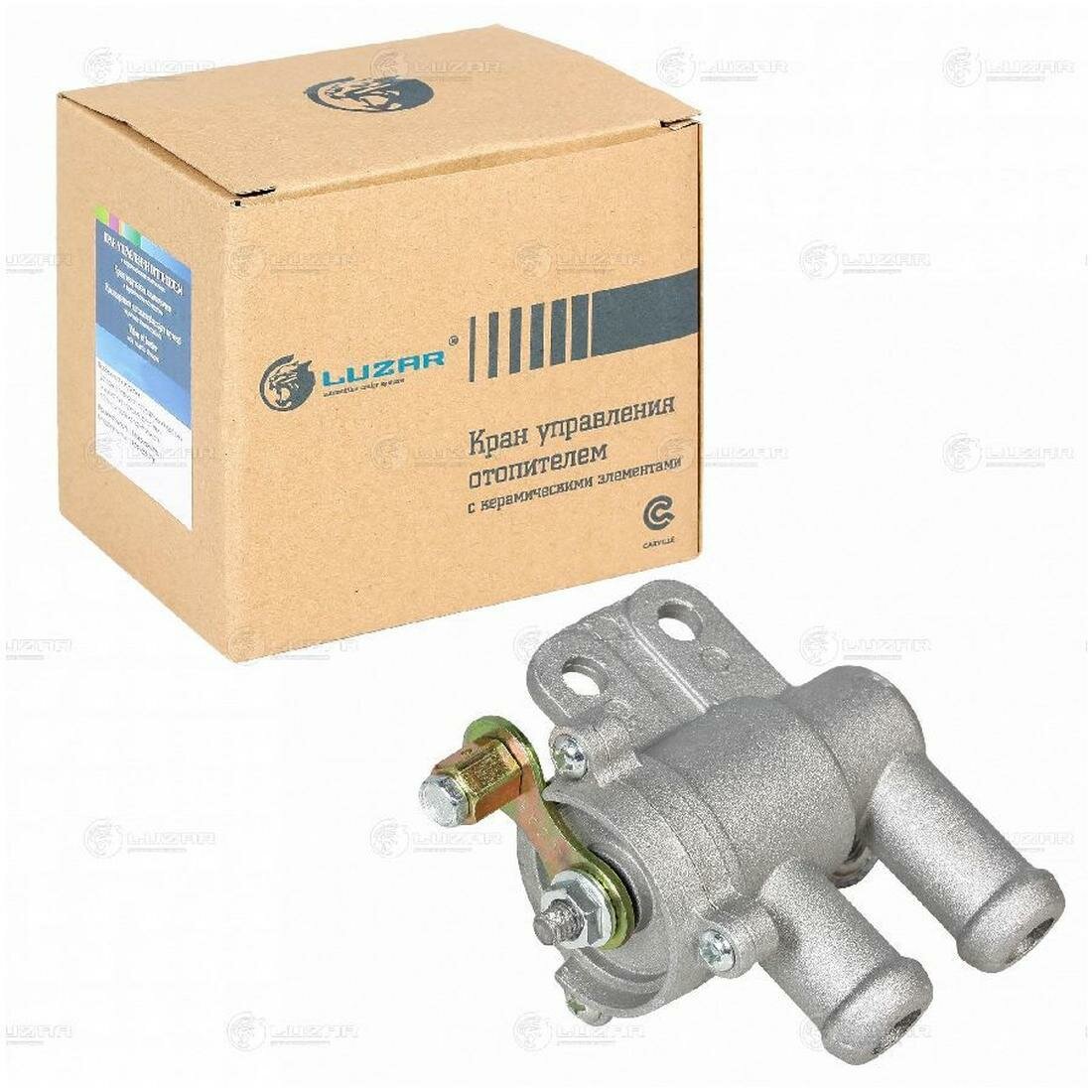 Кран отопителя для автомобилей Luzar (LV0302) — для системы отопления