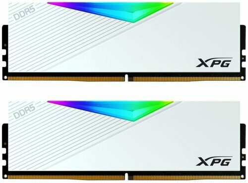 Оперативная память ADATA XPG Lancer RGB (AX5U5600C3632G-DCLARWH) DIMM DDR5 64 ГБ - 2 шт, 5600 МГц
