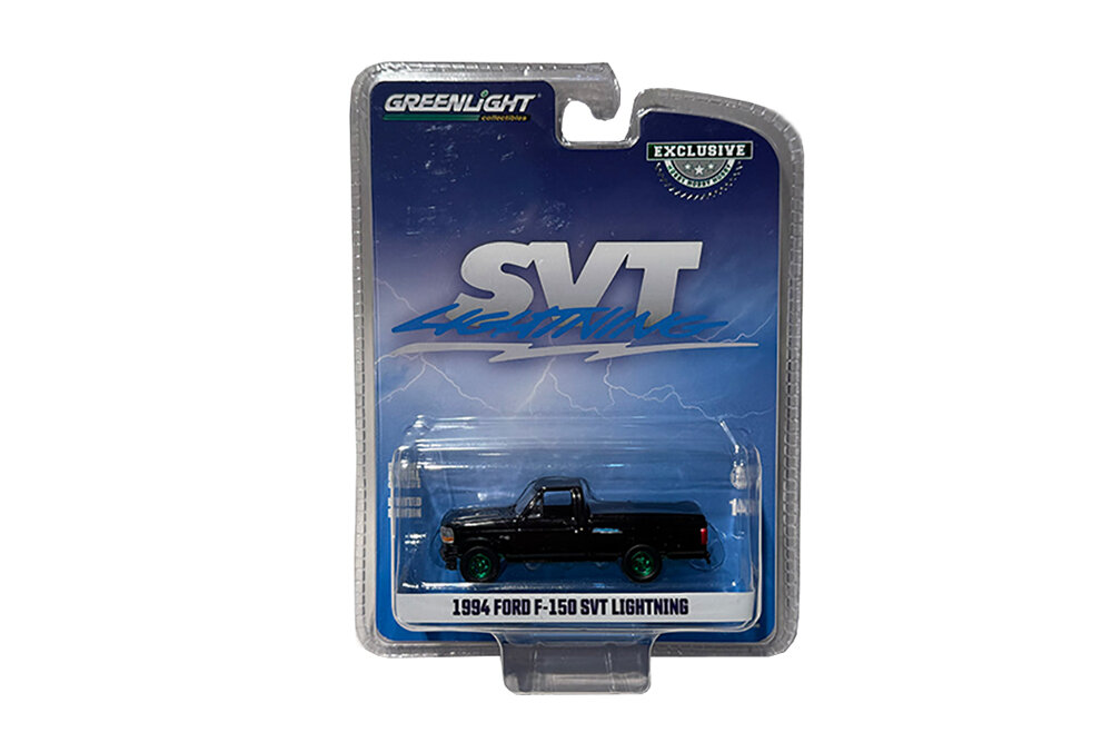 Модель коллекционная GREENLIGHT Ford F-150 svt lightning пикап 1994 black (greenlight!)