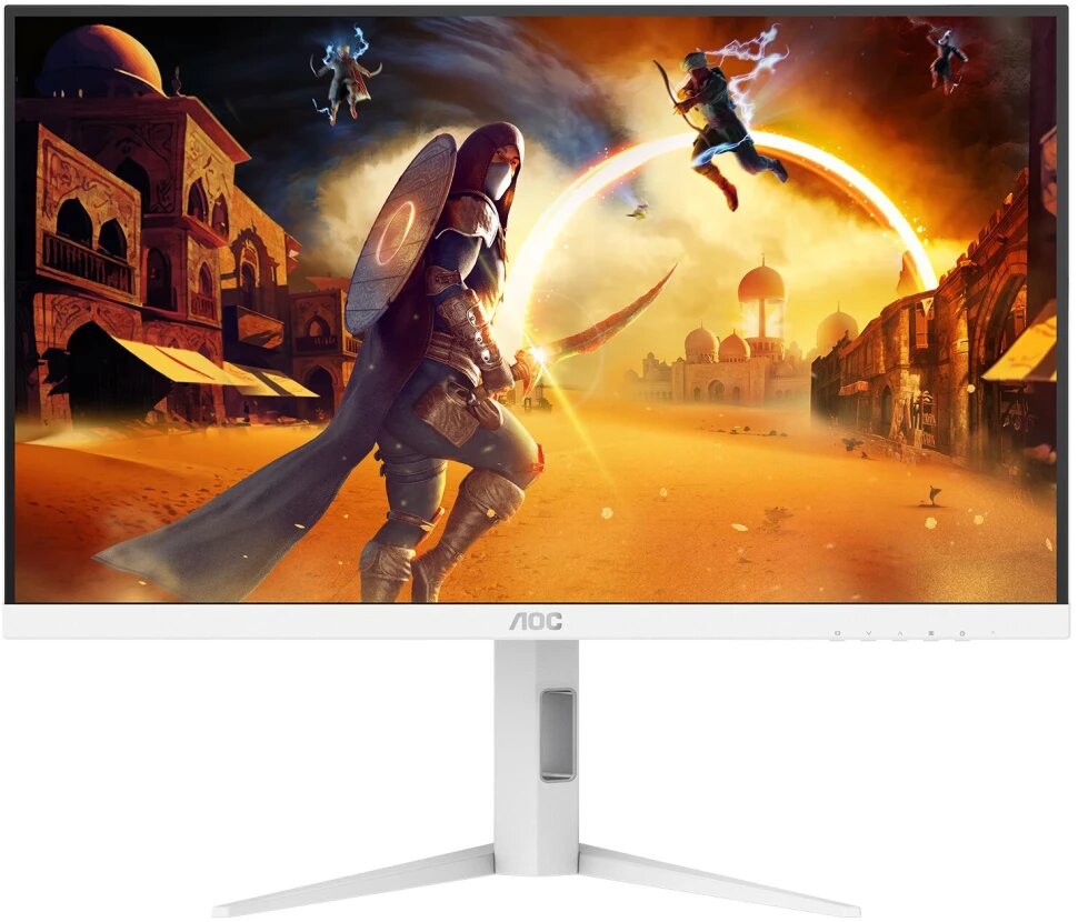 Монитор 27" AOC Q27G4/WS WHITE с поворотом экрана (IPS, 2560x1440, 200Hz, 0.3 ms, 178°/178°, 450 cd/m, 1000:1, +HDMI 2.0