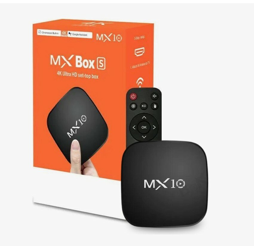 Смарт ТВ приставка MX10 4К ULTRA HD BOX