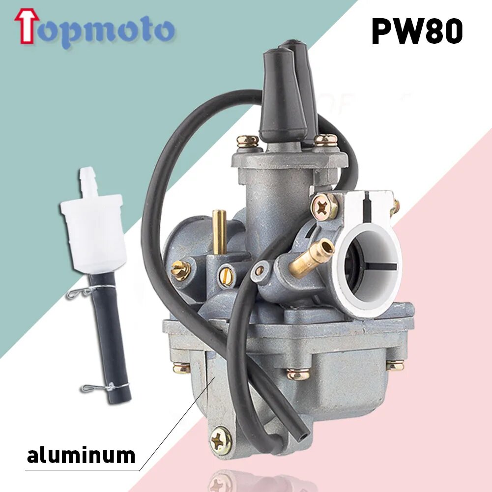 Карбюратор для мотоциклов Yamaha PW80, PY80, BW80, V80, CY50, V50, CY 80, PW 80, PY 80, 50cc, 80cc, двухтактный карбюратор для питбайков и квадроциклов